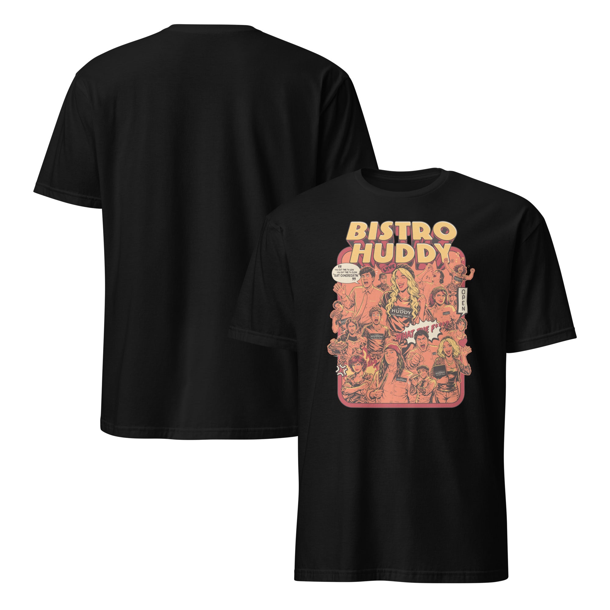 Bistro Huddy Full Staff Short-Sleeve Unisex T-Shirt